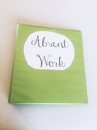 Teacher Talk: Absent Work - Days of a Wife